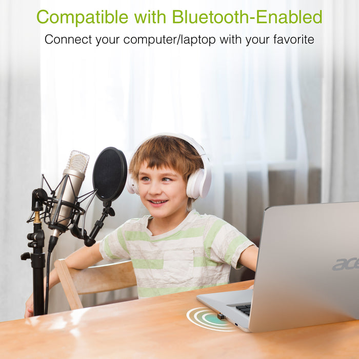Kinivo USB Bluetooth Adapter for PC BTD400 (Bluetooth 4.0 Dongle Recei